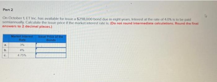 Solved Problem 14-5A Calculating the issue price using | Chegg.com