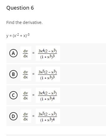 Solved Question 6Find the | Chegg.com