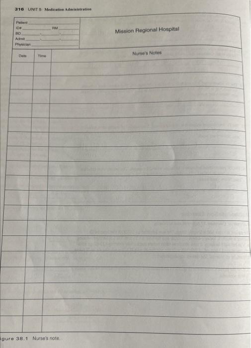 Solved Documentation Exercise Scenario: Quevion 57 refere to | Chegg.com