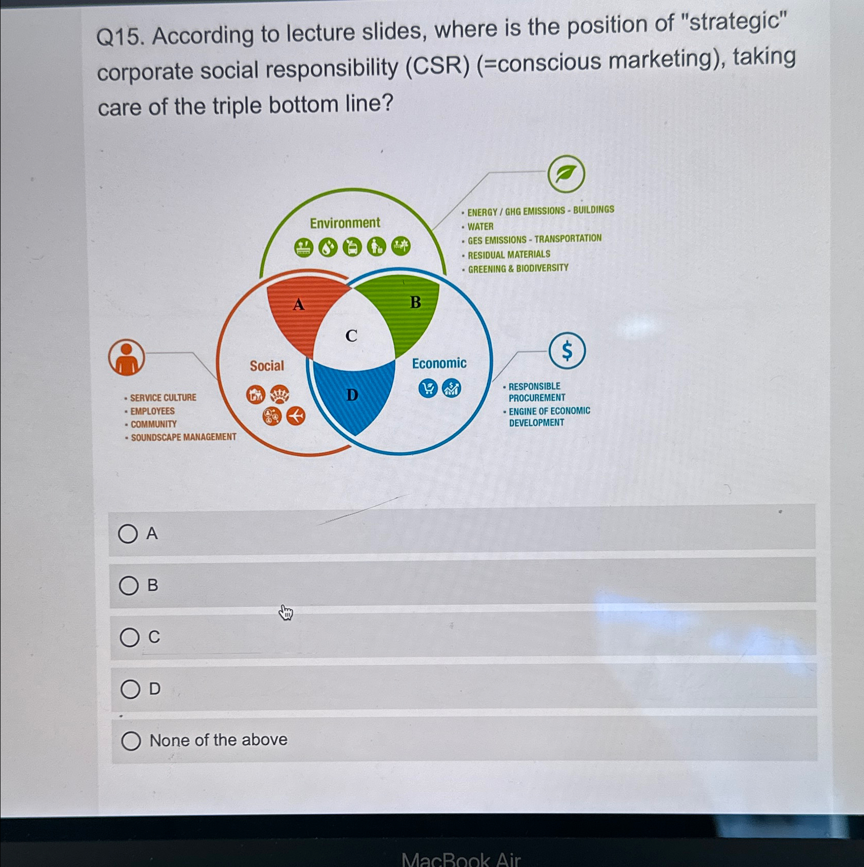 Solved Q15. ﻿According to lecture slides, where is the | Chegg.com