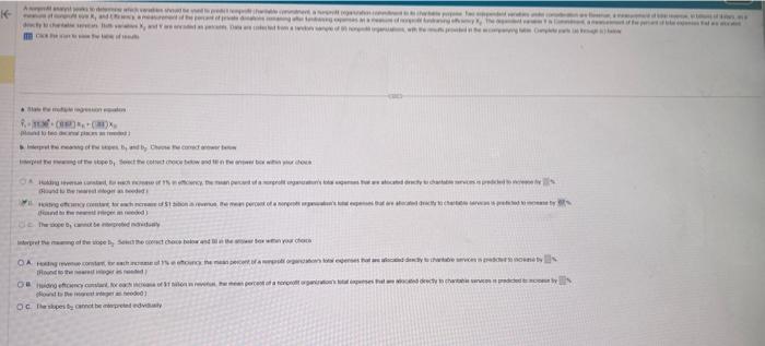 Solved Table of results | Chegg.com