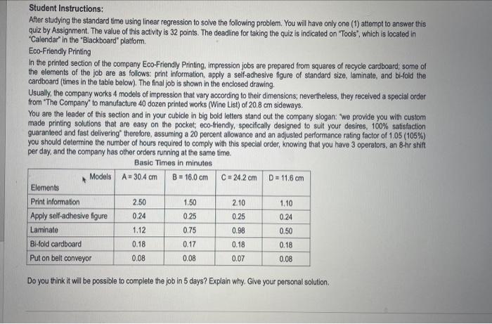 Solved Student Instructions: After studying the standard | Chegg.com