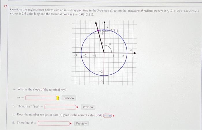 Solved Consider the angle shown below with an initial ray | Chegg.com