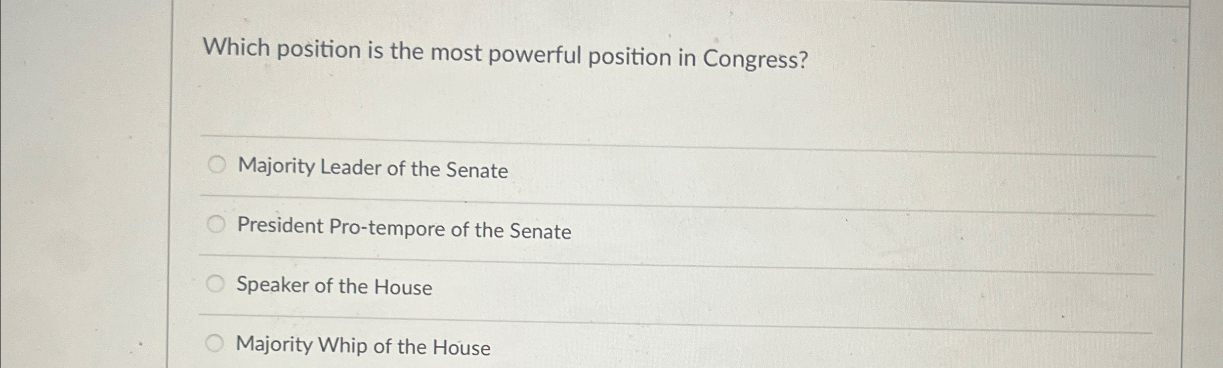 Solved Which position is the most powerful position in | Chegg.com