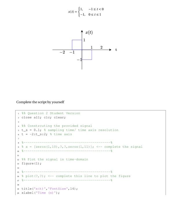 x(t)={1,−1,−1≤t