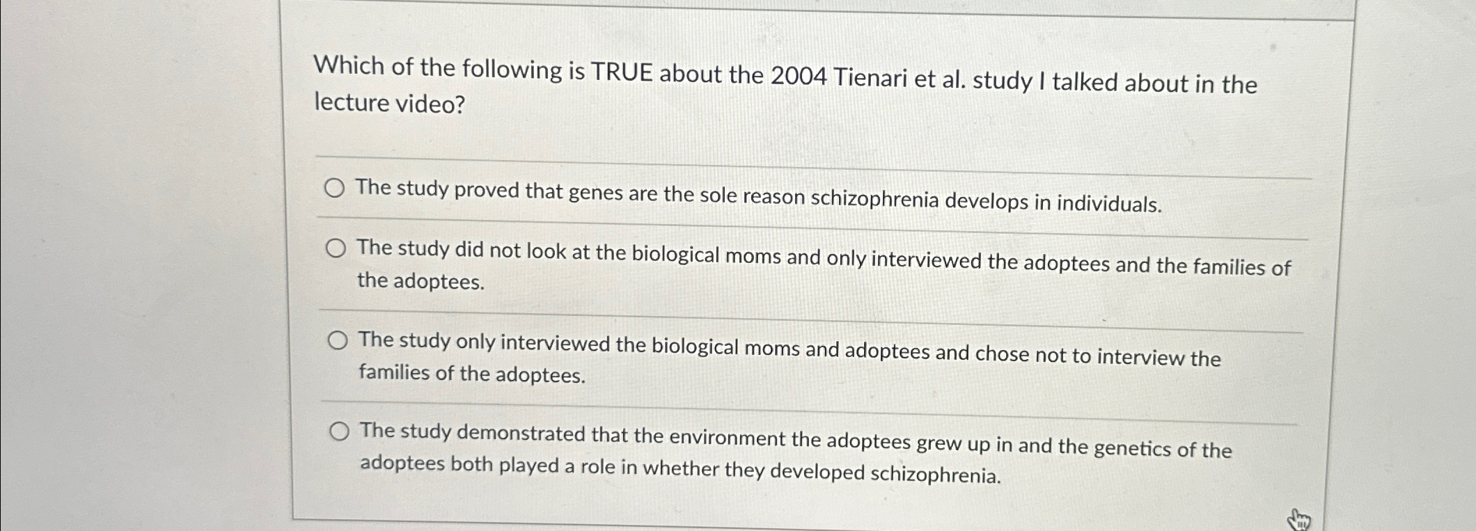 Solved Which of the following is TRUE about the 2004 | Chegg.com