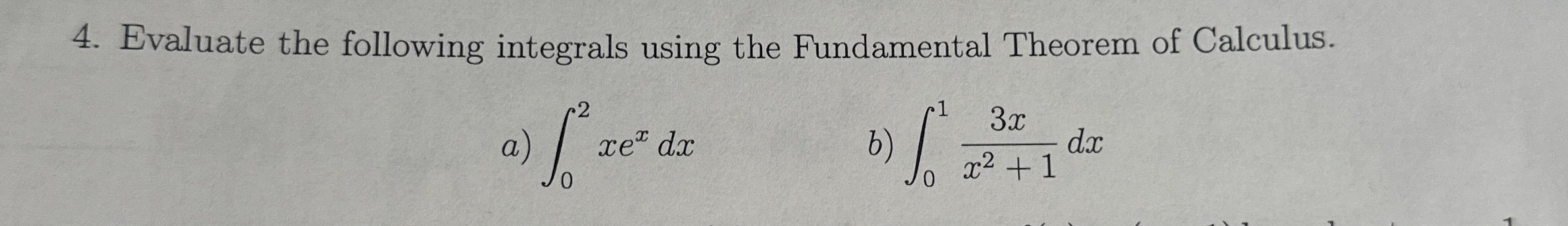 Solved Evaluate the following integrals using the | Chegg.com