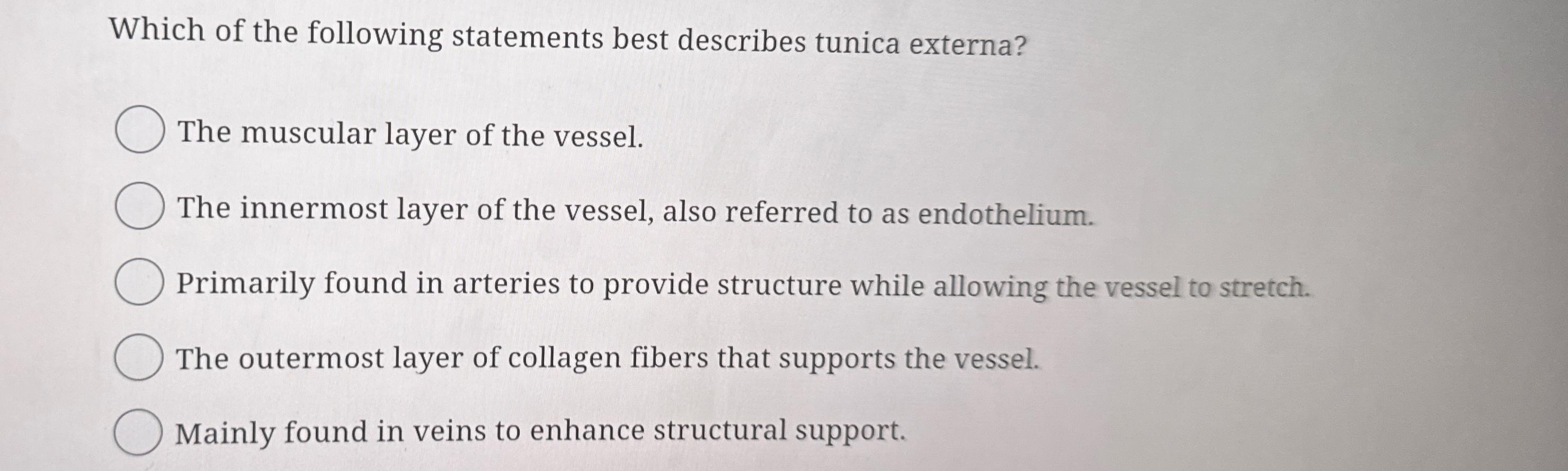 Solved Which of the following statements best describes | Chegg.com