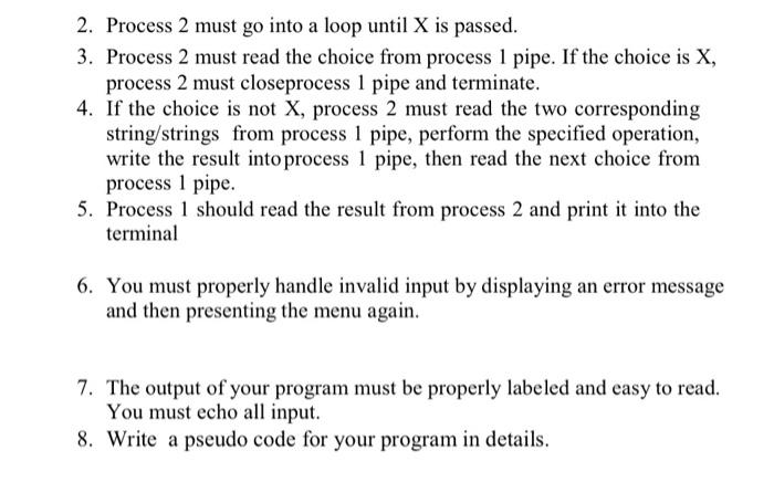 Solved Write C Program To Implement A String Operation 9138