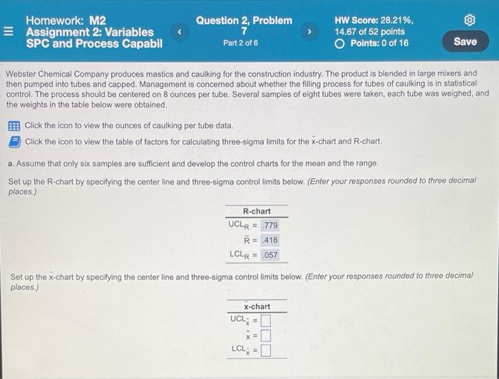 Solved Homework: M2 = Assignment 2: Variables SPC and | Chegg.com