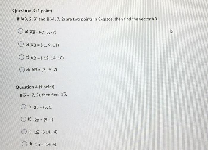 Solved Question 1 (1 point) A The diagram above shows a | Chegg.com