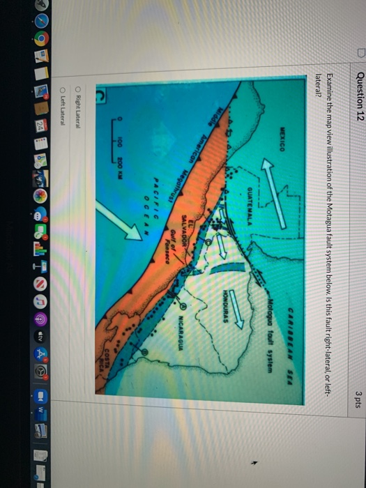 Solved Question 12 3 pts Examine the map view illustration | Chegg.com