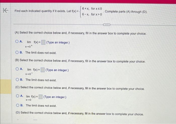 Solved Find each indicated quantity if it exists. Let | Chegg.com