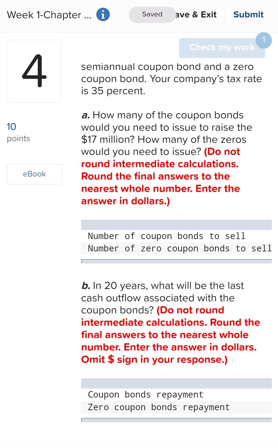 Week 1-Chapter ...iave & ExitSubmit410 | Chegg.com