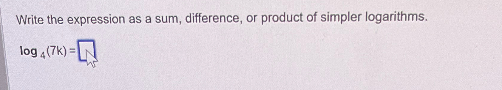 Solved Write the expression as a sum, difference, or product | Chegg.com