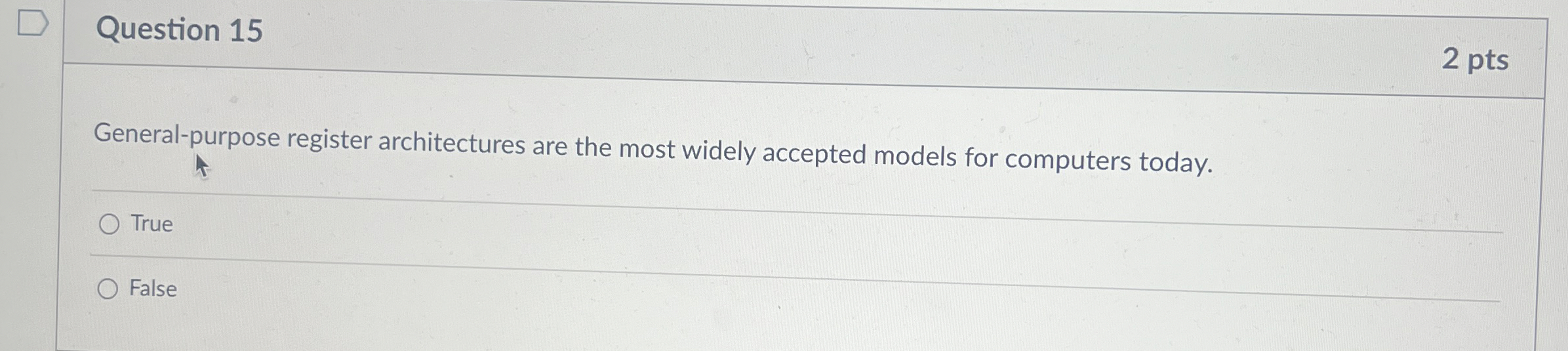 Solved Question 152 ﻿ptsGeneral-purpose register | Chegg.com