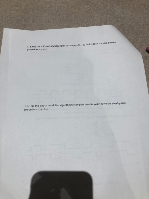 Solved 25- Write down the step-by-step 2. a. Use the | Chegg.com