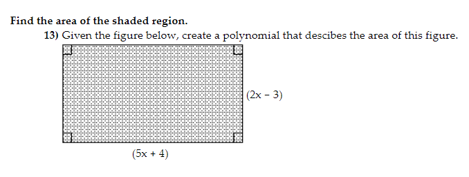 Solved Find the area of the shaded region.Given the figure | Chegg.com