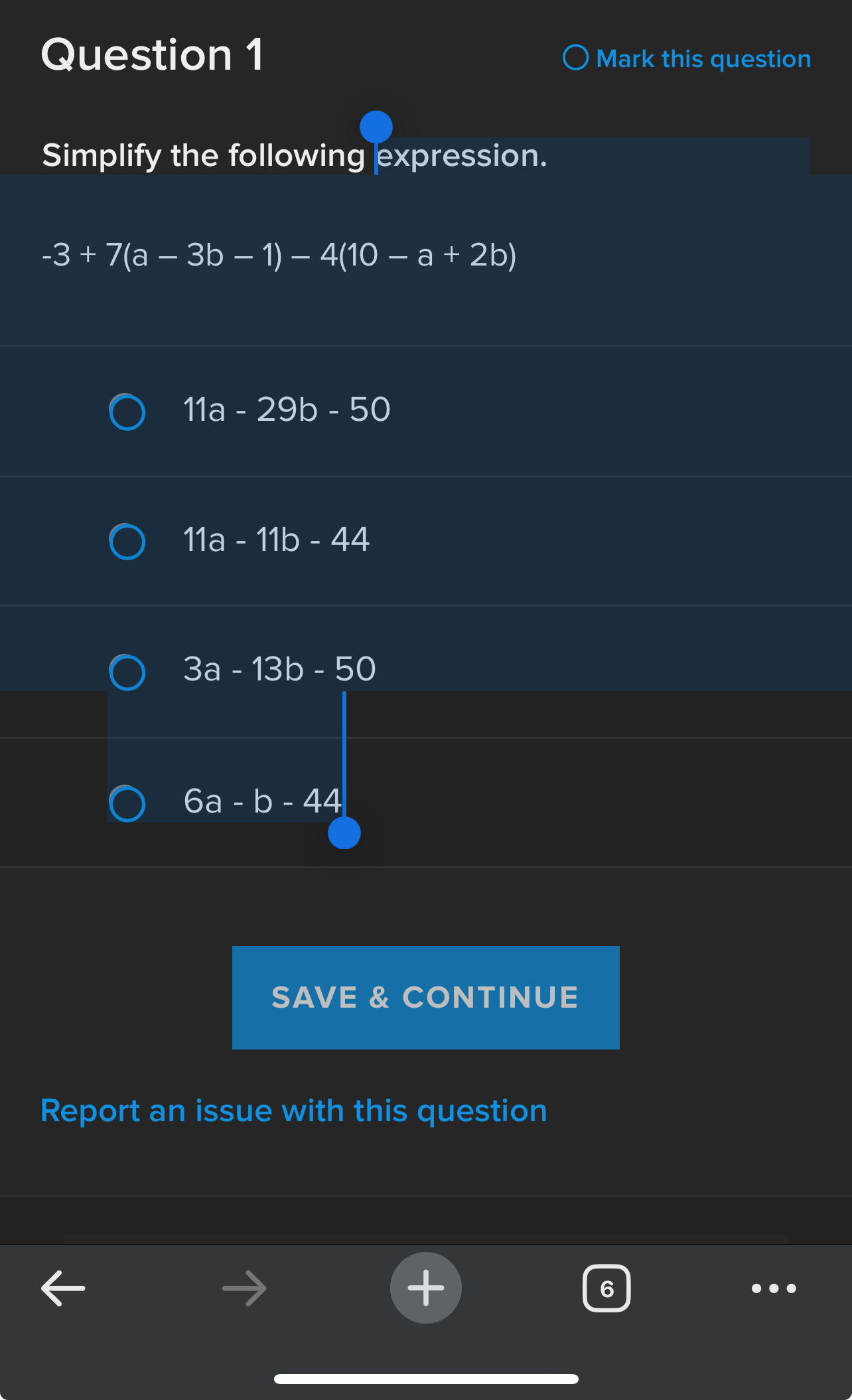 Solved Question 1Mark this questionSimplify the following | Chegg.com