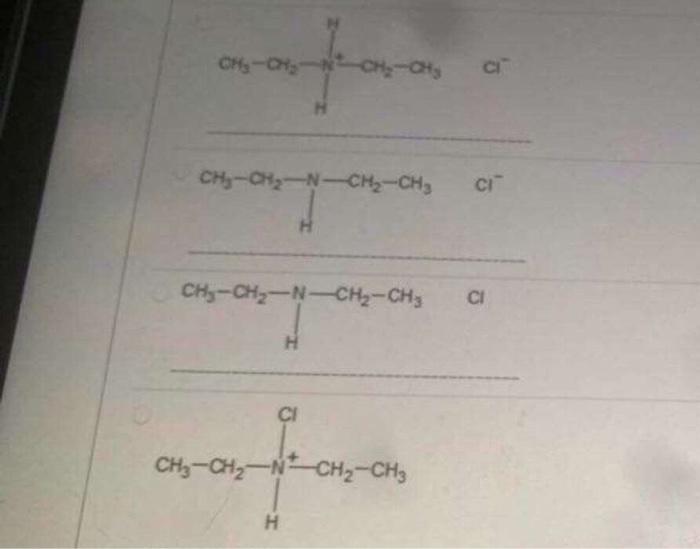 Solved CH-CH- CH-CH2-N-CH2-CHE H CH3 -CH2-N-CH2-CHg CI H | Chegg.com