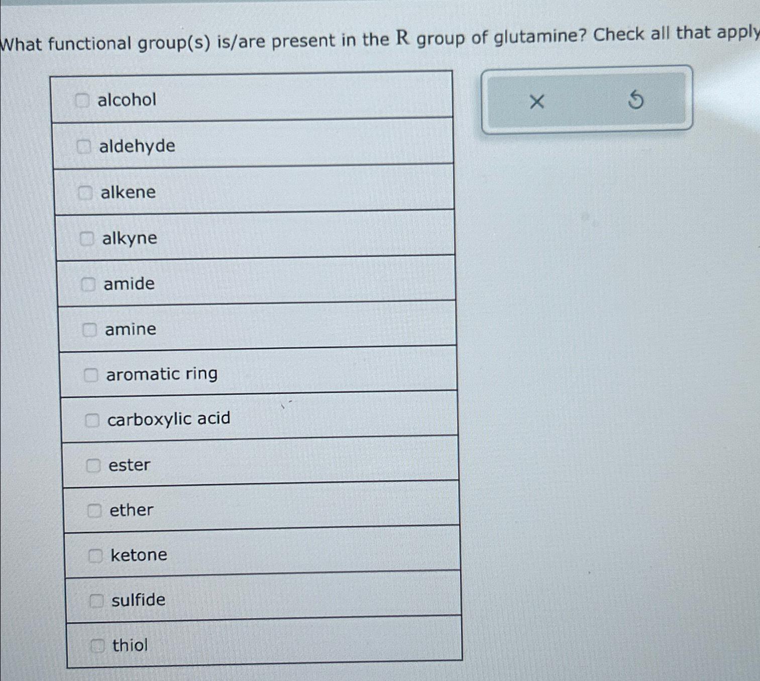 Solved What functional group(s) ﻿is/are present in the R | Chegg.com