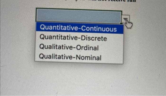 Solved Quantitative-Continuous Quantitative-Discrete | Chegg.com