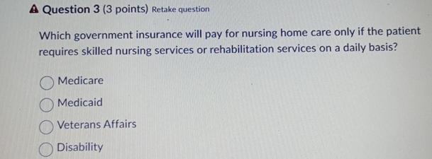 Solved Question 3 3 ﻿points ﻿retake Questionwhich 