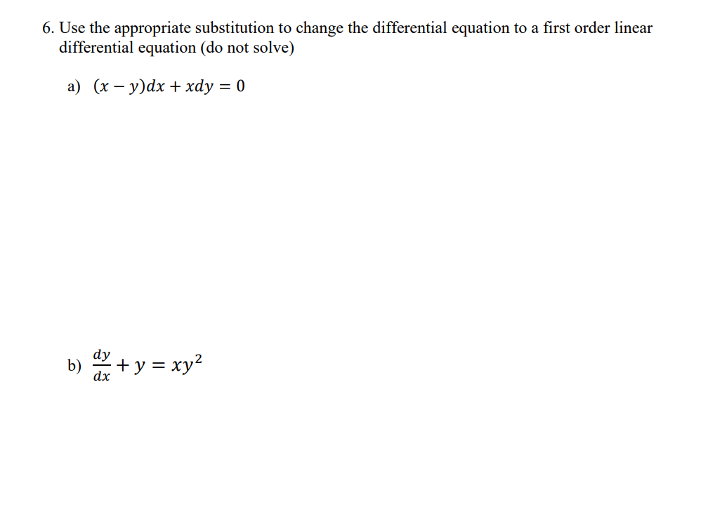 Solved Use the appropriate substitution to change the | Chegg.com