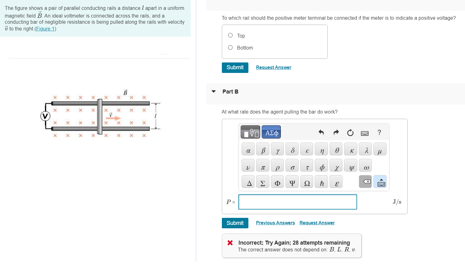 Solved ftofThe figure shows a pair of parallel conducting | Chegg.com