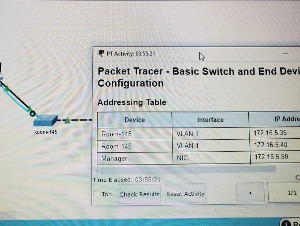Solved Packet Tracer 2.9.1 I'm almost at 100%. The only two | Chegg.com