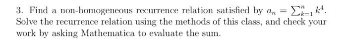 Solved Using mathematica, write a code that would work for | Chegg.com