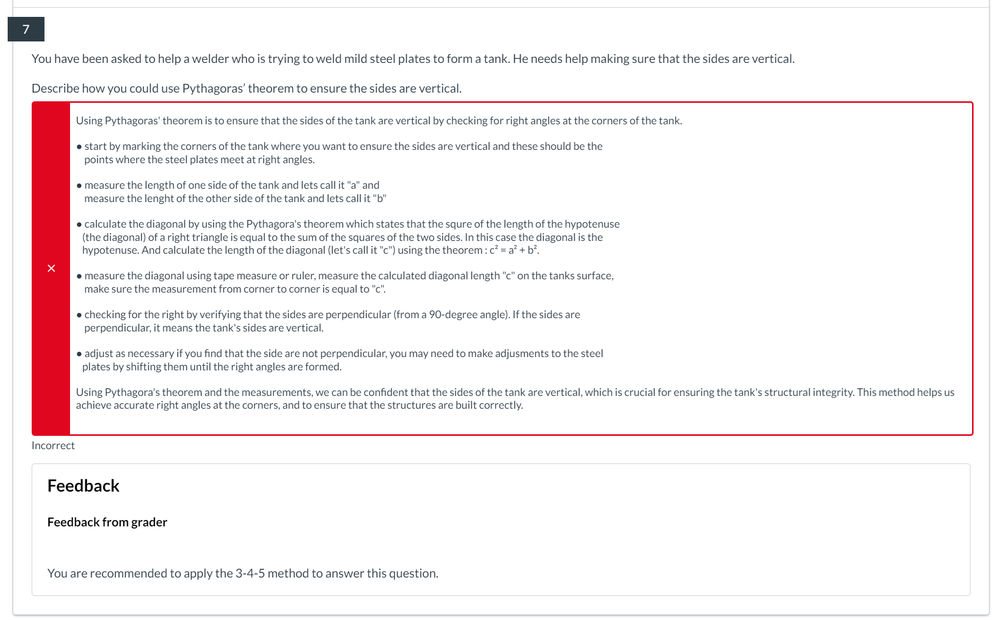 Solved You have been asked to help a welder who is trying to | Chegg.com