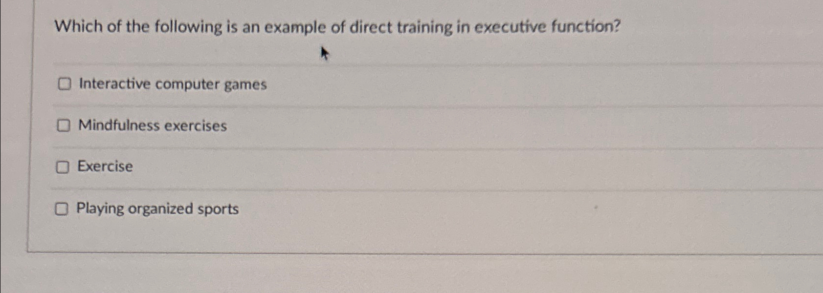 Solved Which of the following is an example of direct | Chegg.com