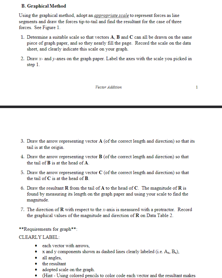 Solved B. ﻿Graphical MethodUsing the graphical method, adopt | Chegg.com