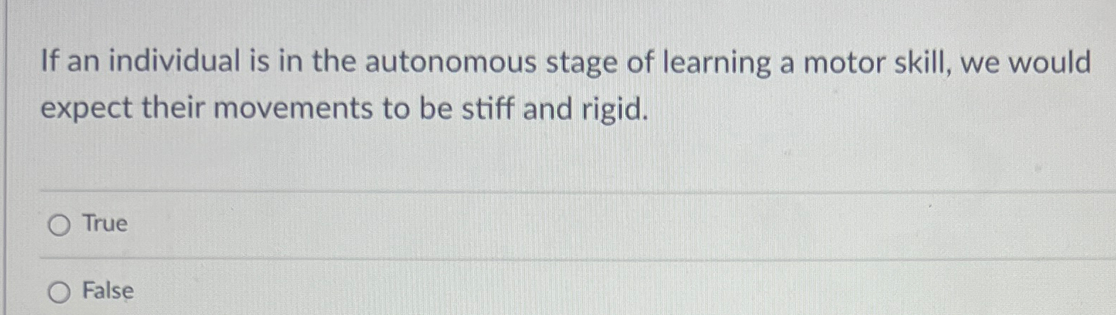 Solved If an individual is in the autonomous stage of | Chegg.com
