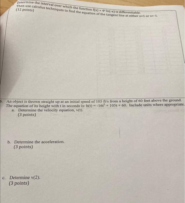 Solved Determine the interval over which the function | Chegg.com