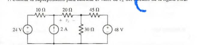 Solved solve using the Superposition theorem | Chegg.com