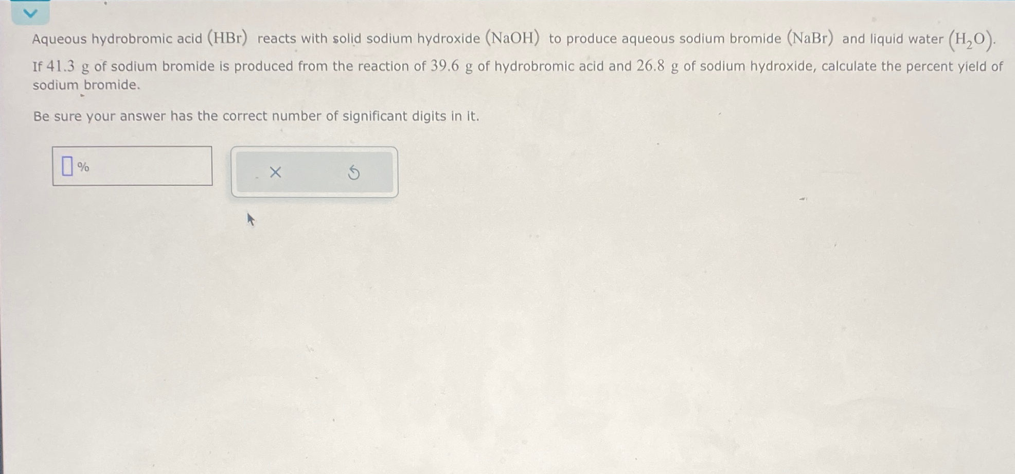 Aqueous hydrobromic acid (HBr) ﻿reacts with solid | Chegg.com