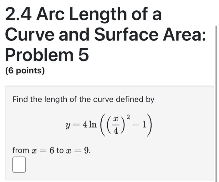 Solved Find the arc length of the curve x=3y3/2 from y=0 to | Chegg.com