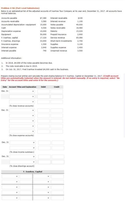 Solved Problem 4-(Part Level Submission) Below lan | Chegg.com