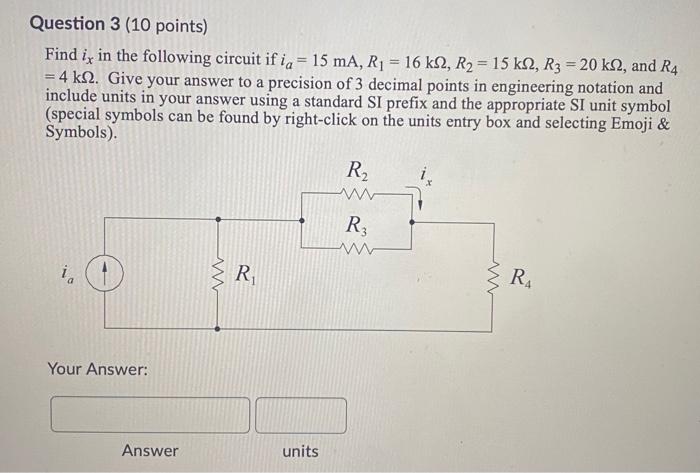 Solved Find ix in the following circuit if ia=15 | Chegg.com