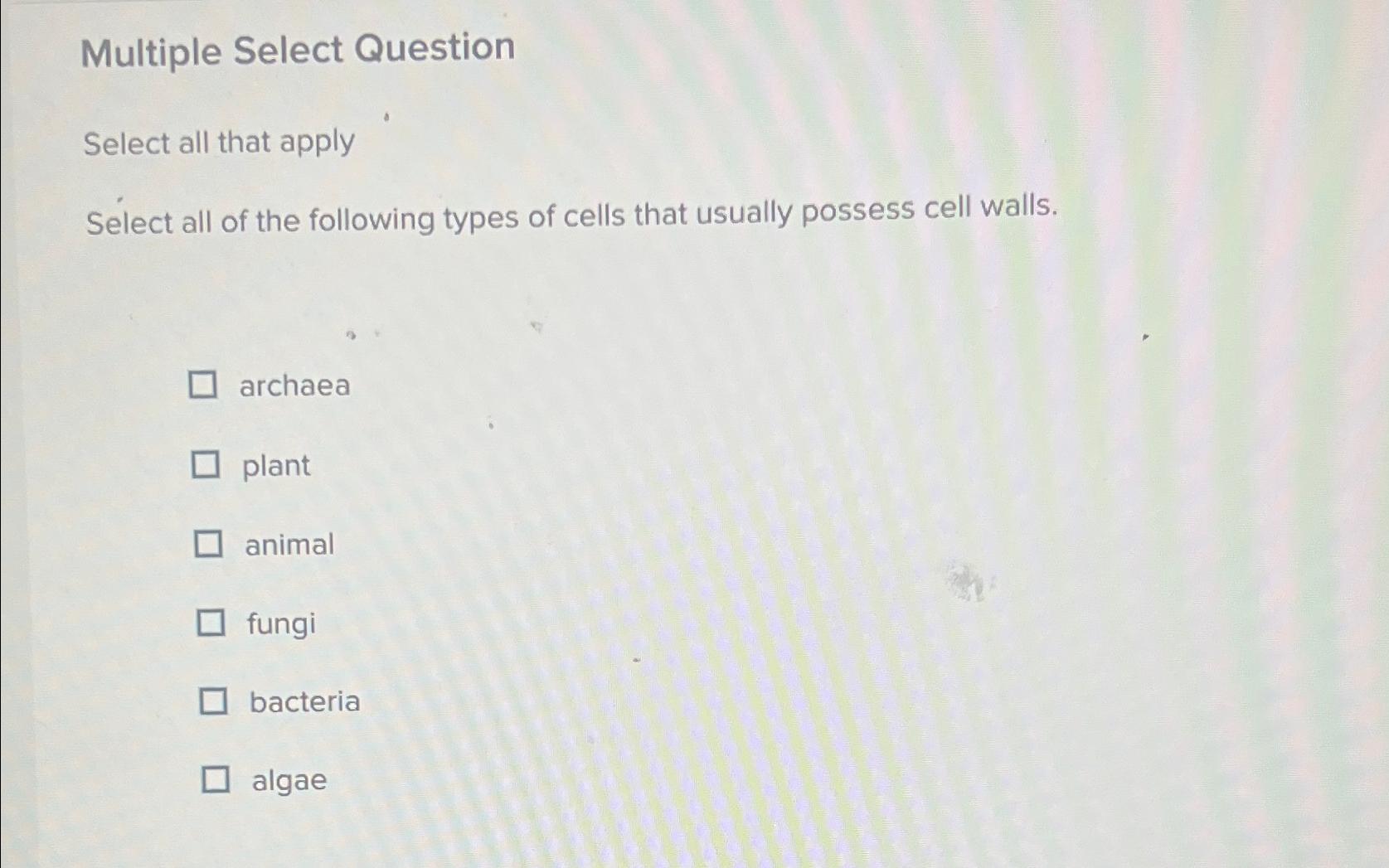 Solved Multiple Select QuestionSelect all that applySelect | Chegg.com