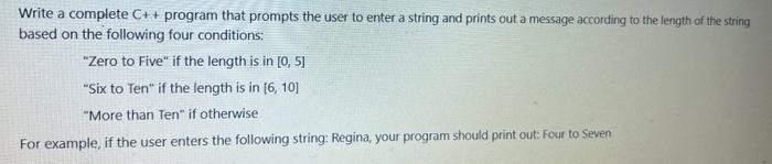 Solved Write a complete C++program that prompts the user to | Chegg.com