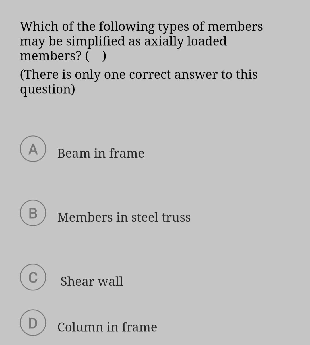 Solved Among the following options, the "serviceability | Chegg.com