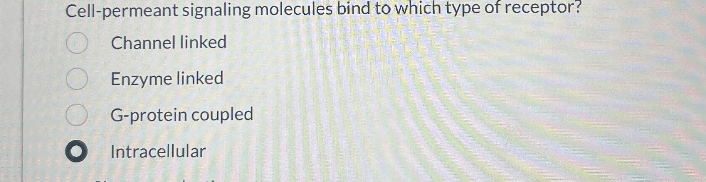 Solved Cell-permeant signaling molecules bind to which type | Chegg.com