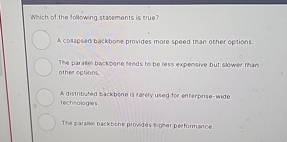 Solved Which of the following statements is true?A collapsed | Chegg.com