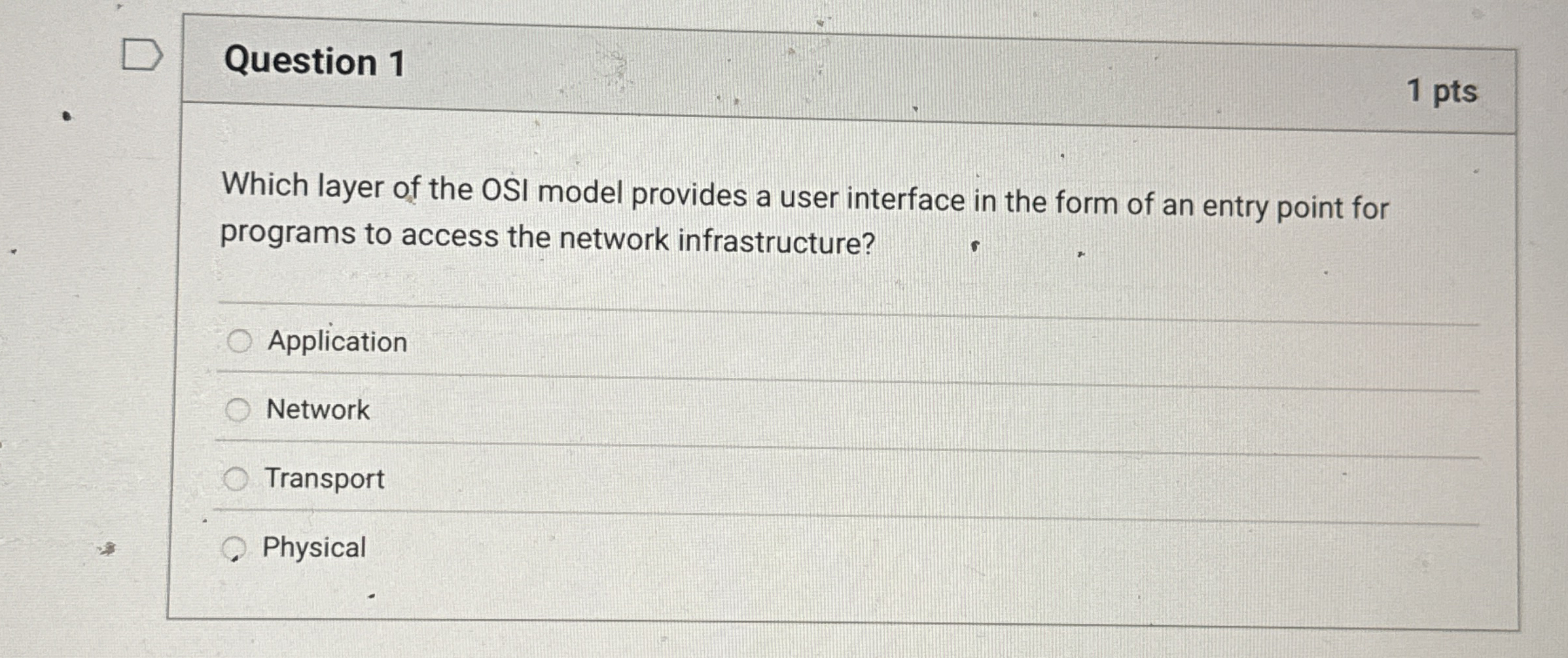 Solved Which layer of the OSI model provides a user | Chegg.com