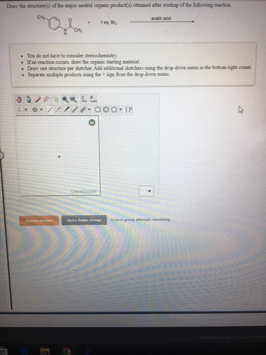 Solved Draw the structure() of the major neutral organic | Chegg.com