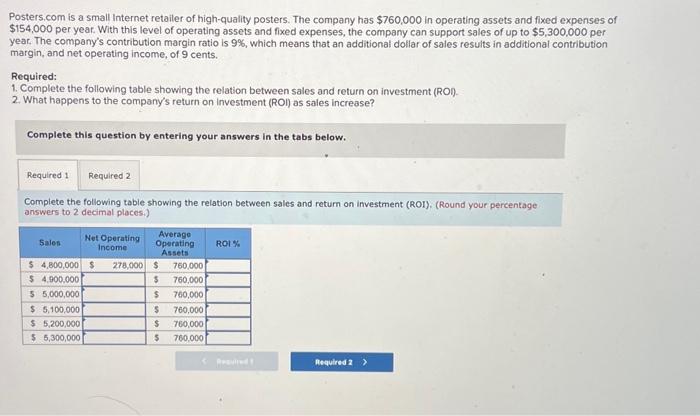 Solved Posters.com is a small Internet retailer of | Chegg.com