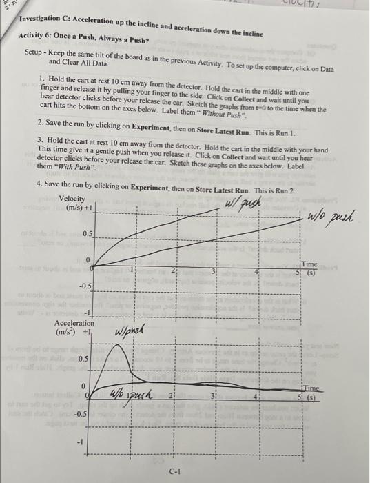 Solved Q4. How can you tell from the graphs when the cart | Chegg.com